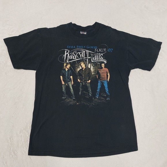 Jerzees | Shirts | Y2k Rascal Flatts Still Feels Good Tour 207 Black ...